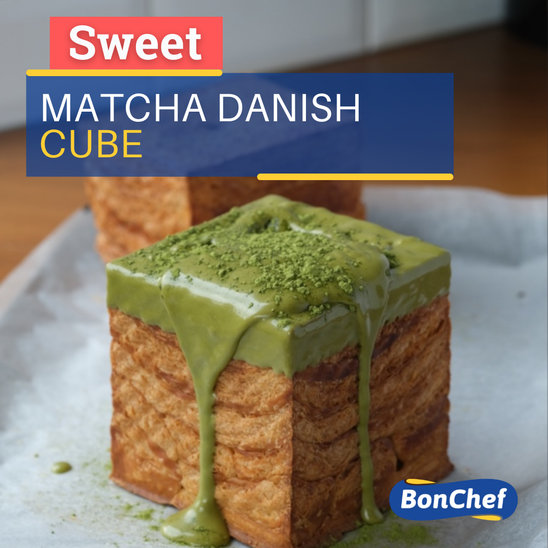 Matcha Danish Cube | Bonchef Pastry