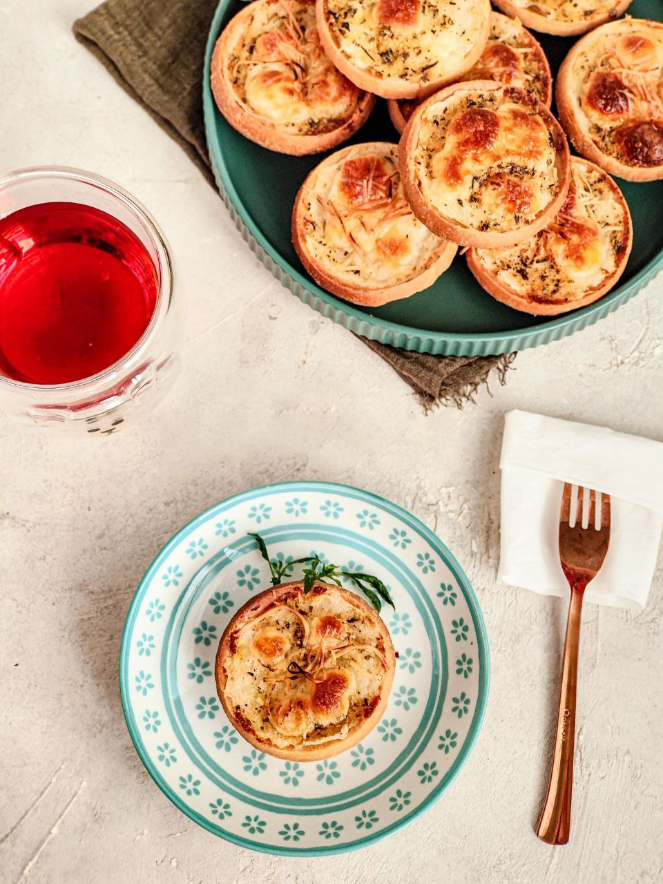 Garlic Potato Tartlets | Bonchef Pastry
